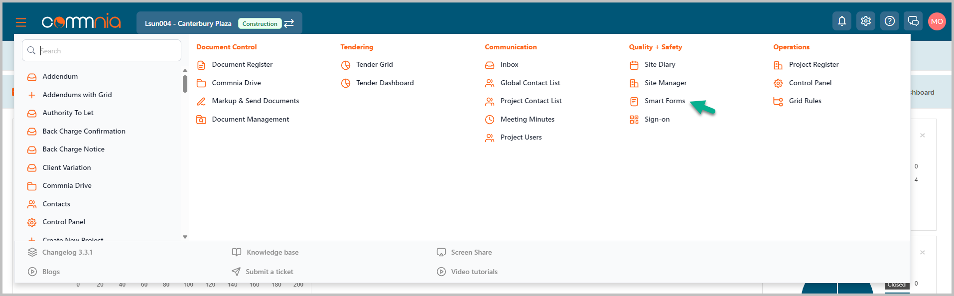 Create a New Smart Form Template