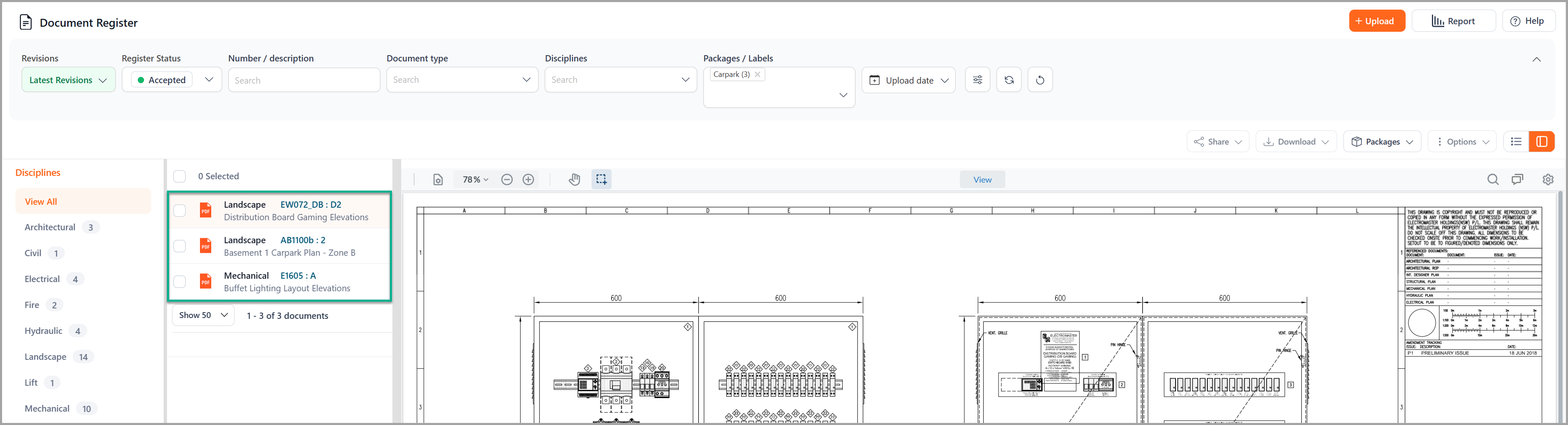 How to Access Document Packages