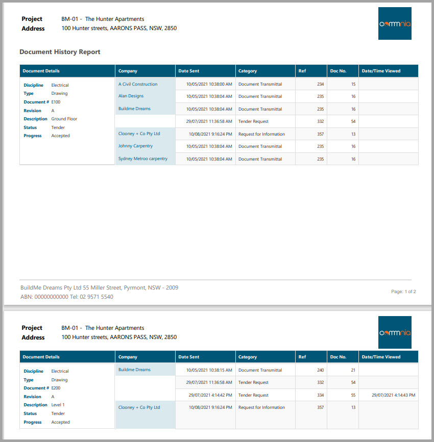 The Document Register Overview